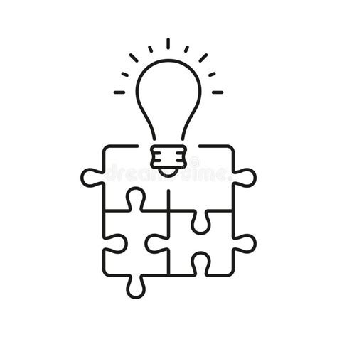 Lightbulb Problem Solving Puzzle Stock Illustrations 389 Lightbulb Problem Solving Puzzle