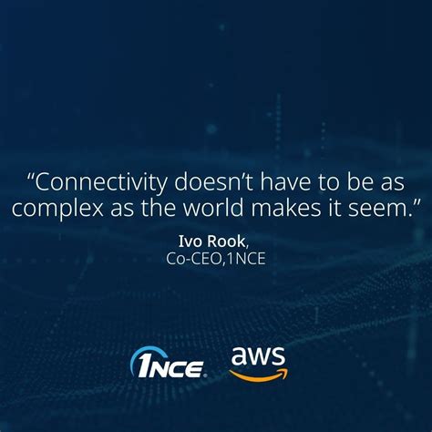 1nce On Linkedin Iot Connectivitysimplified 1nce Aws Innovation