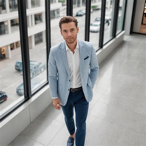Stylish Man In Smart Casual Attire