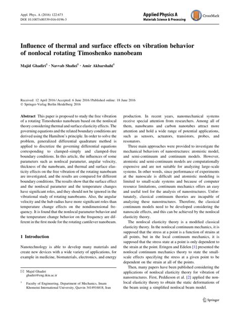 Fluence Of Thermal And Surface Effects On Vibration Behavior Of Nonlocal Rotating