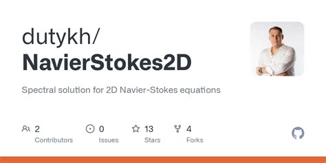 Github Dutykhnavierstokes2d Spectral Solution For 2d Navier Stokes Equations