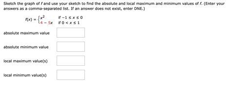 Solved Sketch The Graph Of F And Use Your Sketch To Find The