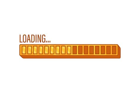 Premium Vector Loading Progress Bar Sticker Design