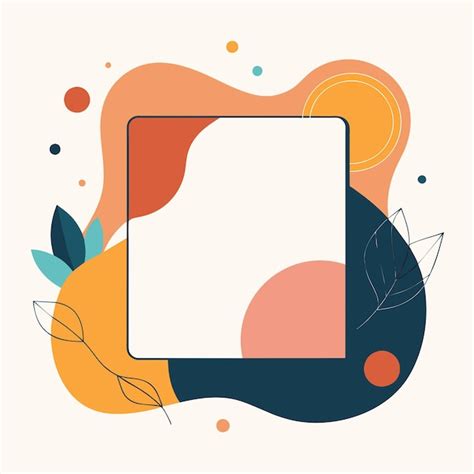 Premium Vector Asymmetrical Abstract Shapes Illustration Background