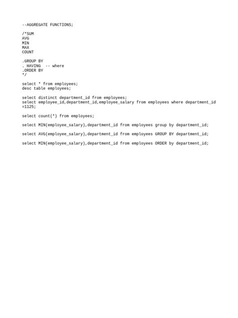 5aggregate Functions Pdf