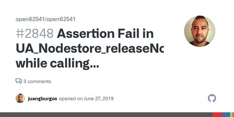 Assertion Fail In Uanodestorereleasenode While Calling Uaserver