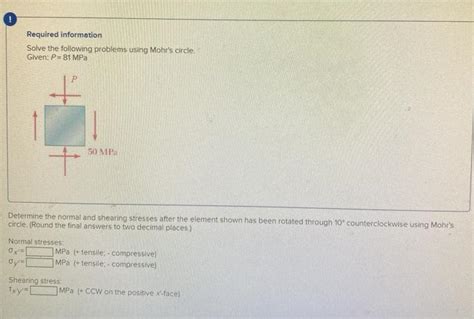Solved Required Information Solve The Following Problems Chegg Com