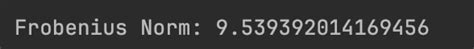 Frobenius Norm 이란 무엇인가 Numpy Tensorflow Pytorch에서의 Frobenius Norm