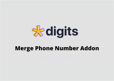DIGITS Merge Phone Number Addon WP GPL Gpl Theme Plugin