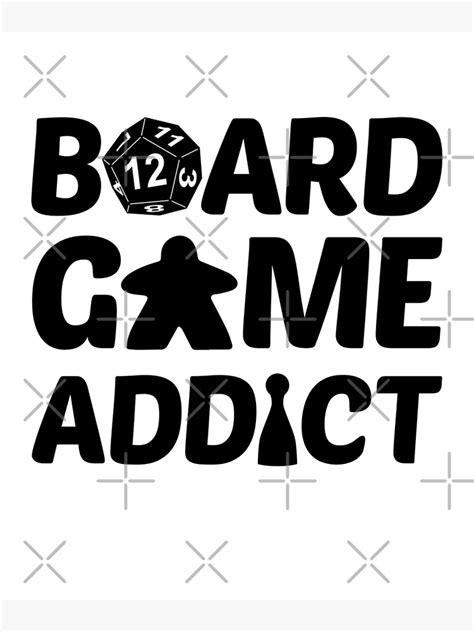 Board Game Addict For Board Game Geeks Premium Matte Vertical Poster Sold By DavAdams SKU