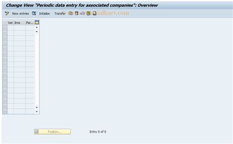 OCBS SAP Tcode C RF KONS Per Equity Earn Adj Table