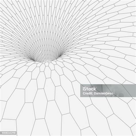 와이어 프레임 연결된 라인 및 점 토 러 스입니다 메쉬 다각형 요소입니다 벡터 일러스트 레이 션 Eps10 3차원 형태에 대한 스톡 벡터 아트 및 기타 이미지 Istock