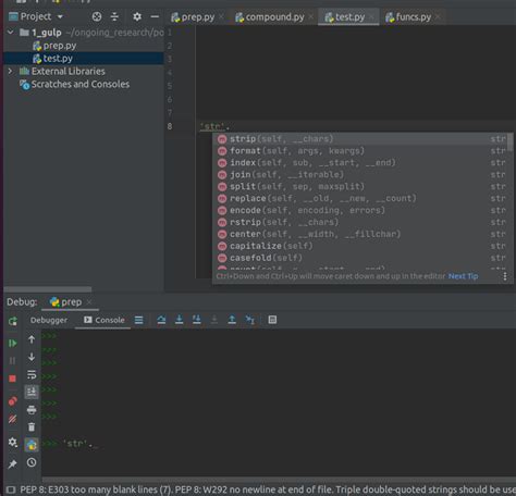 Incomplete List Of Attributesmethods In Console Ides Support Intellij Platform Jetbrains
