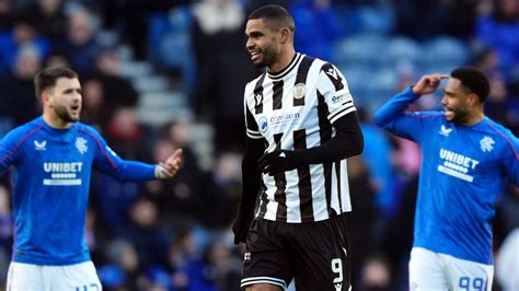 Rangers 0 2 St Mirren Mikael Mandron And Toyosi Olusanya Score To Hand