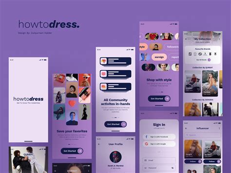 Howtodress Trendify Fashion Mobile App Ui Ux Design By Zulqurnain On