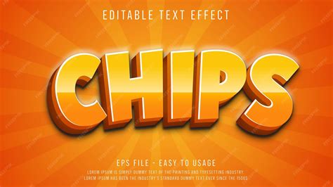 Efecto De Texto Editable 3d De Fichas Vector Premium