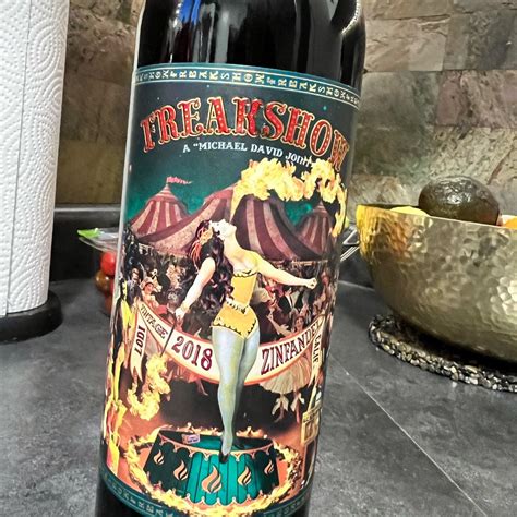 Freakshow Lodi Zinfandel From Michael David Winery Vegan Product