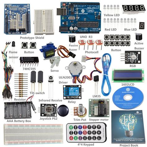 Sunfounder Starter Learning Kit For Arduino Beginner From Knowing To Util For Sale Online Ebay
