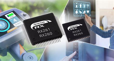renesas rx260 and rx261 64 mhz rxv3 mcus target power efficient touch applications cnx software