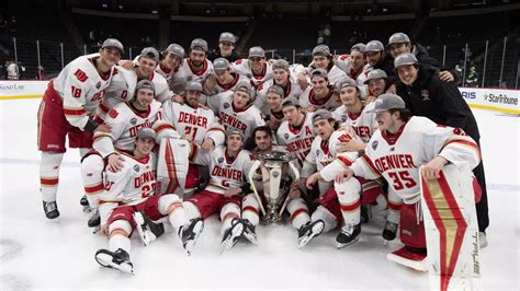 No 3 Pioneers Win 2024 Nchc Frozen Faceoff Championship University