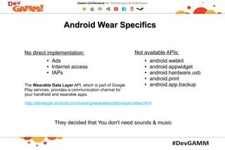 Spooky House Studios Game Development For Smartwatches Challenges And
