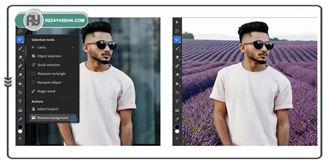 آموزش حذف بک گراند عکس در فتوشاپ با 4 روش ساده حذف پس زمینه