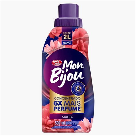 Kit 12 Amaciante Concentrado Mon Bijou Magia Vermelho 500ml Coimbra