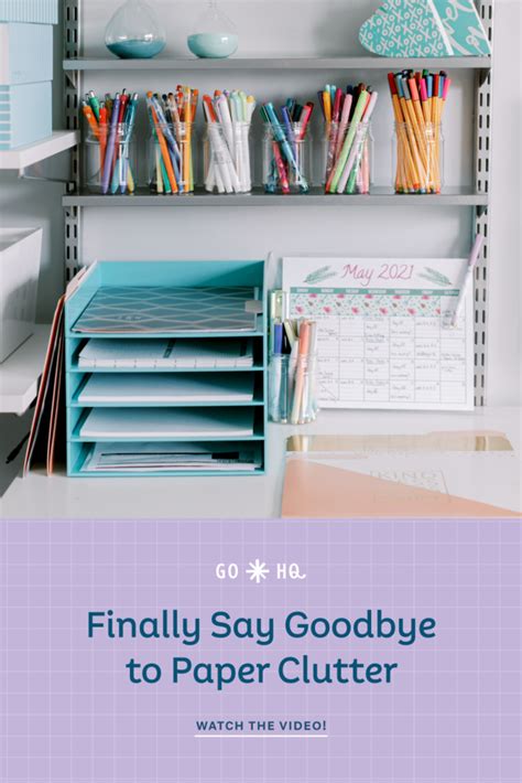 Tips To Conquer Paper Clutter Get Organized HQ