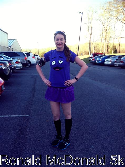 Grimace Ronald Mcdonald 5k Mom Made The Sparkle Skirt From A