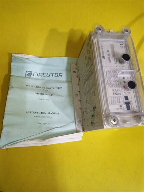 Circutor Protecion Relay Mprb 96 1 25 Isolation Tet 2500v New Industrial Sol Pte Ltd