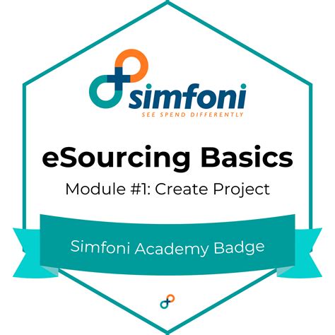 ESourcing Basics Module 1 Create Project Credly