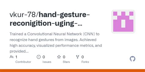 Github Vkur 78hand Gesture Reconigition Uging Cnnhand Gesture