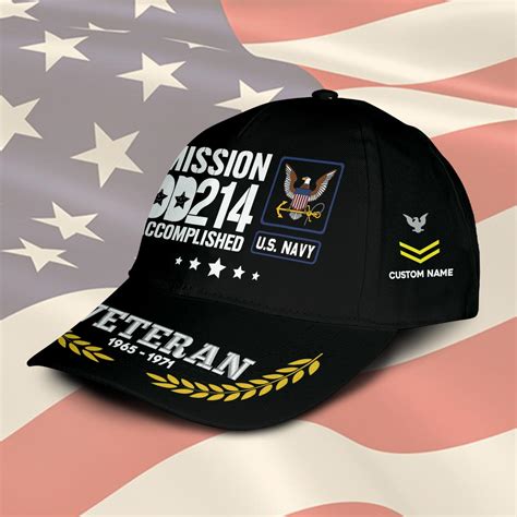Us Navy E 7 Red Classic Cap Proud Us Veteran
