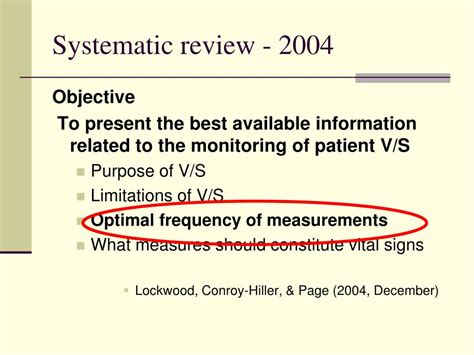 PPT Vital Signs The Ultimate Tradition An EBP Journey Of Discovery PowerPoint Presentation
