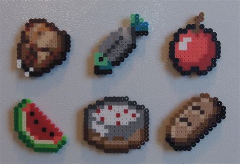 Minecraft Food Item Magnets Pixel Perler 8 Bit Art 1726765686