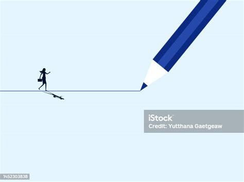 사업가들이 걸을 수 있도록 선을 그립니다 기회와 새로운 길의 상징 계획에 대한 스톡 벡터 아트 및 기타 이미지 계획 도전 동기 부여 Istock