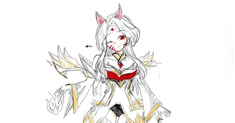 리그오브레전드 불멸의 전설 아리 김농사のイラスト Pixiv