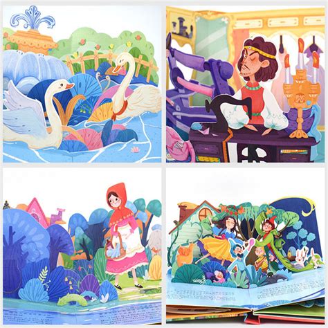 8 권 세트 동화 책 3d 플립 어린이 그림책 강한 3 차원 어린이 독서 책 2 6 세 어린이 책