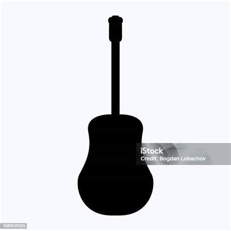 어쿠스틱 기타 나무 악기 공명 소리 진동하는 현악기 리드미컬한 화음 어쿠스틱 음악 비즈니스 및 광고에 대한 벡터 라인 아이콘vector Line Icon For