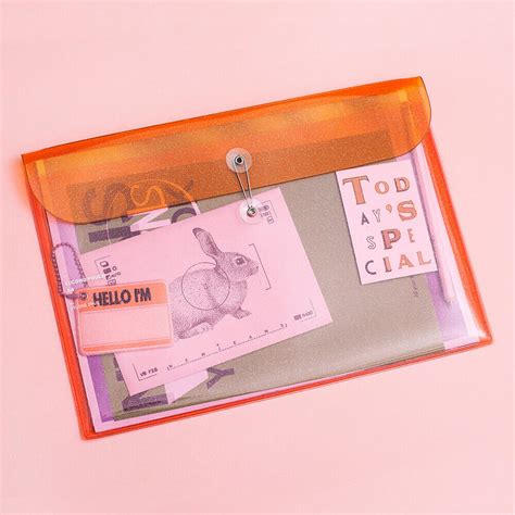 2nul Second A4 Pvc File Folder Pouch Fun And Functional