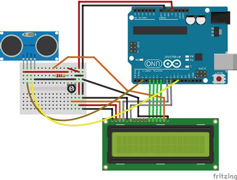 Ultrasonic Tape Measure With Hc Sr04 Sensor · One Transistor