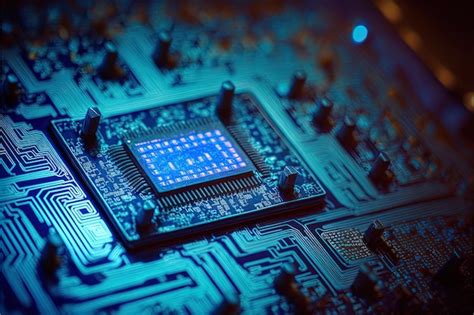 Premium Photo Abstract Microchip Mother Board Background Computer Chip Network For Artificial