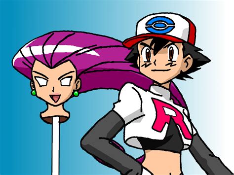 Ash To Jessie Disguise By Stuanimeart On Deviantart