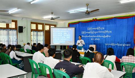 ပျဉ်းမနားမြို့နယ်၊ လူထုအခြေပြုဗဟိုဌာန Community Centre ၌ မီဒီယာနှင့်သတင်းအချက်အလက်သိနားလည်မ
