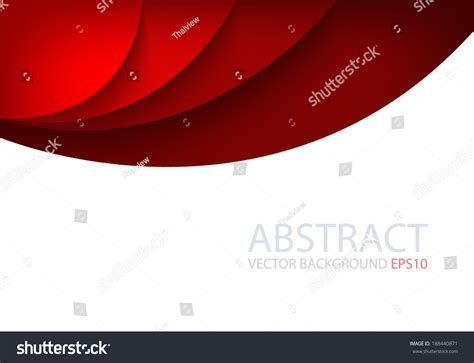 Red Background Curve Line On White Stock Vector Royalty Free Shutterstock
