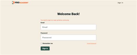 How To Reset Password For PDO Academy PDO Knowledge