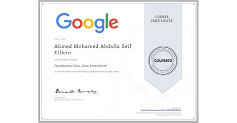 Ahmed Seif Eldeen On Linkedin Completion Certificate For Foundations