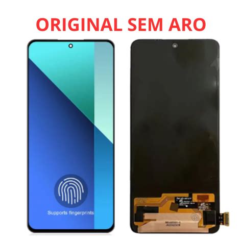 FRONTAL LCD DISPLAY TOUCH XIAOMI REDMI NOTE 13 4G ORIGINAL COM BIOMETRIA INCELL COM ARO E SEM