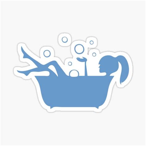 Bubble Bath Sticker For Sale By Megalawlz Redbubble