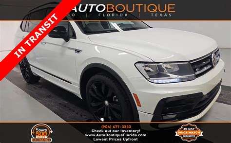 Used 2021 Volkswagen Tiguan Se R Line Black For Sale In Jacksonville